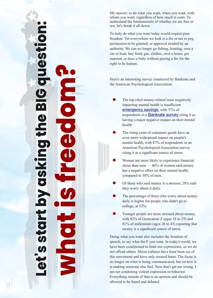 What is FREEDOM? | George Magazine