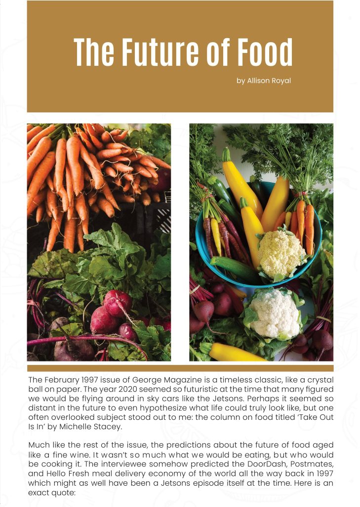 The Future of Food | George Magazine