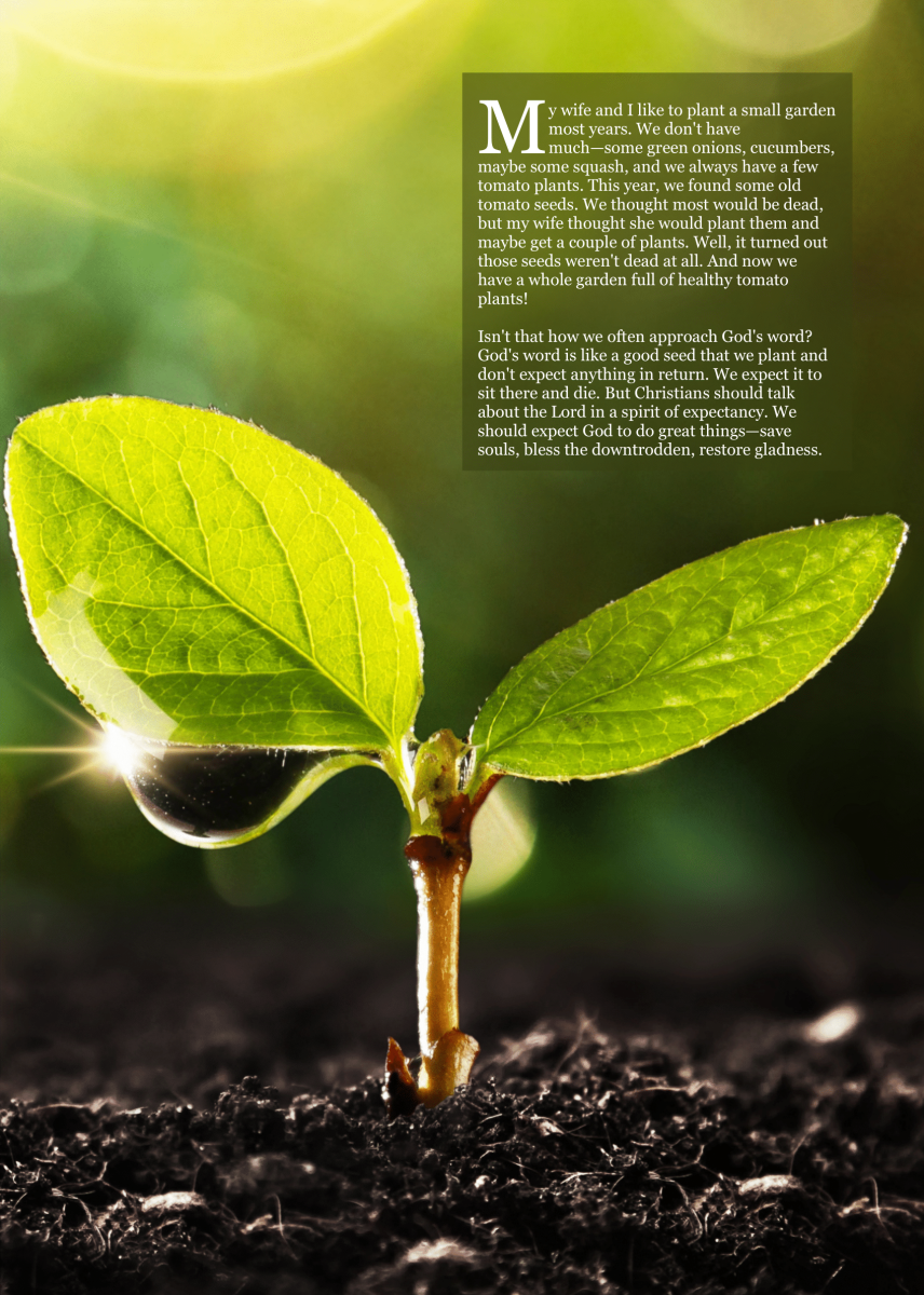 God Planted the Seed so Expect it to Grow | George Magazine