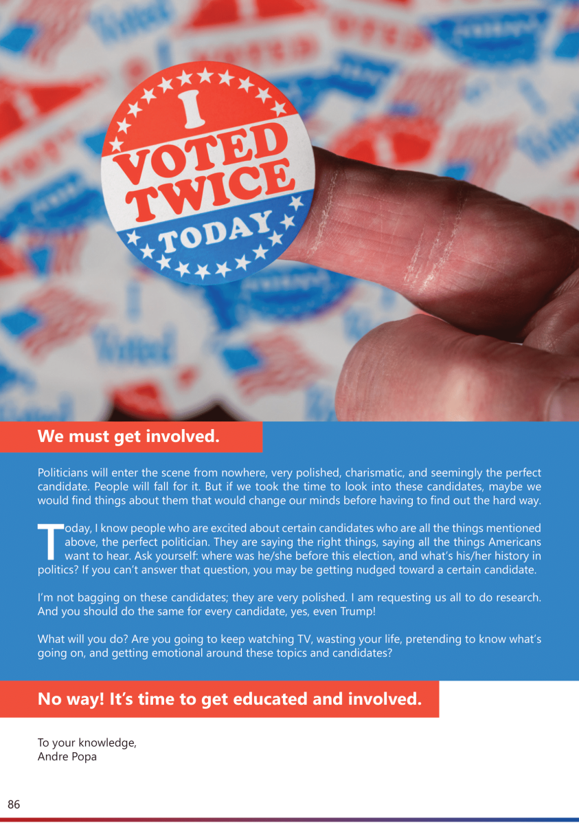 Election vs. Selection | George Magazine