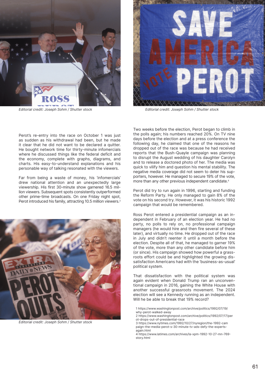 The Story of Ross Perot’s Independent Presidential Run