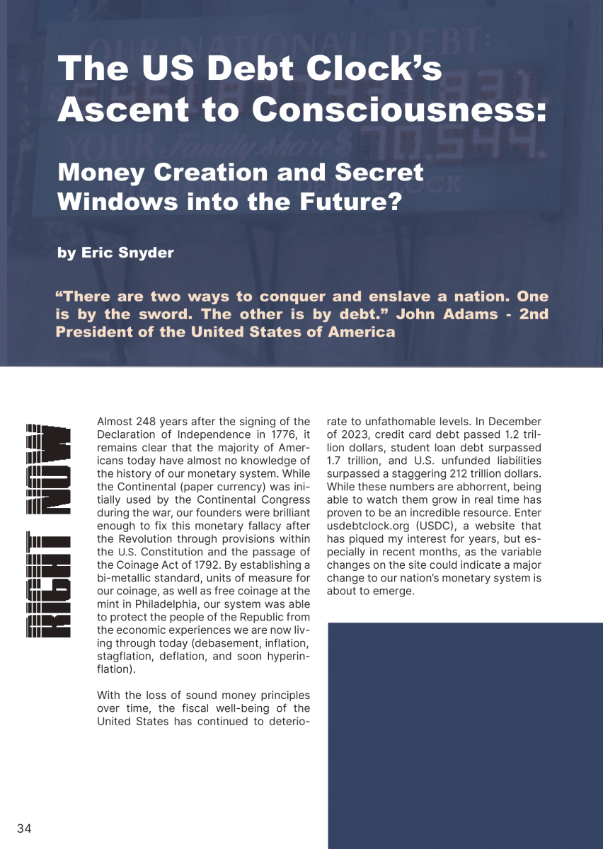 The US Debt Clock’s Ascent to Consciousness | George Magazine