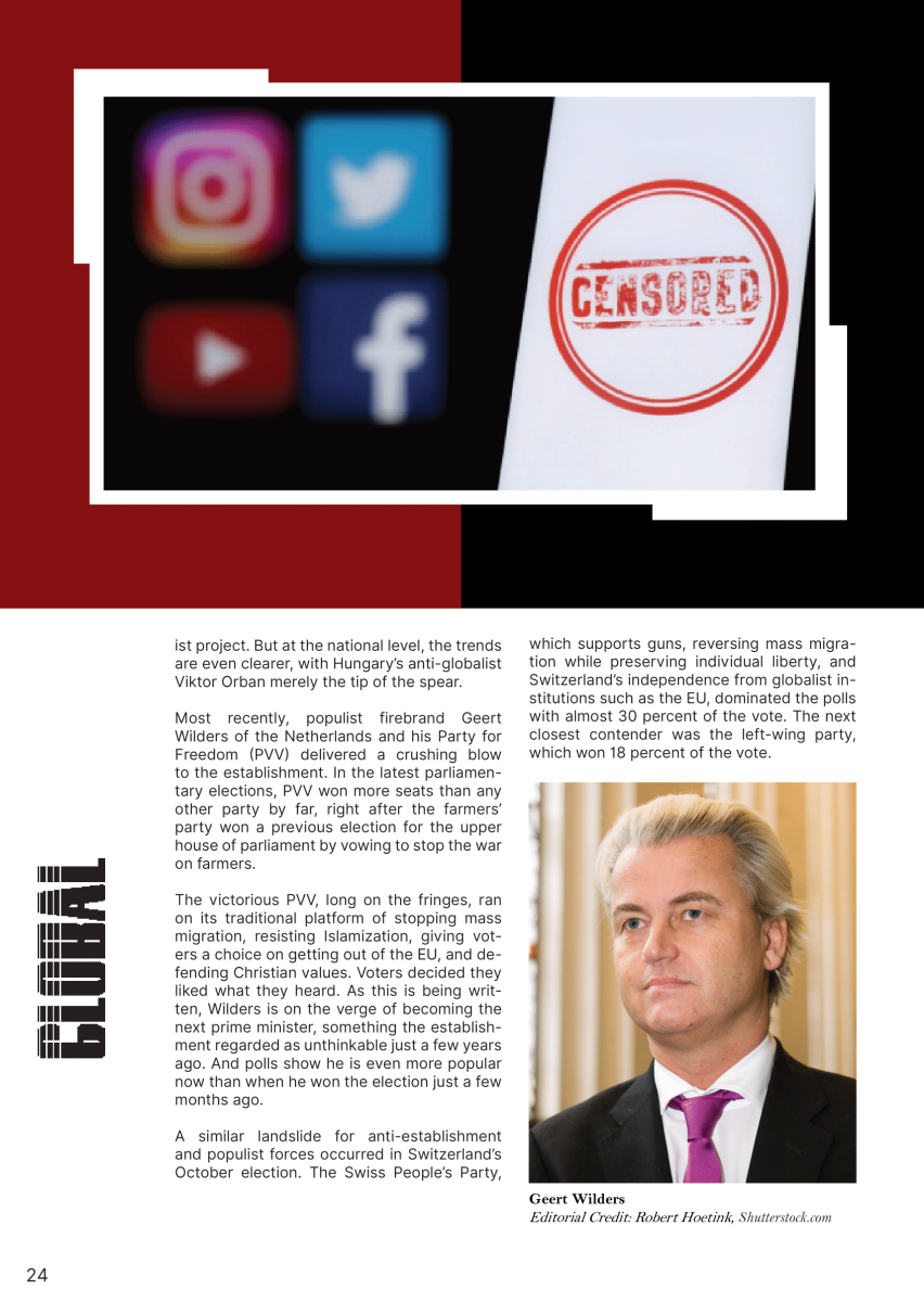 Populist Revolt Spreading Across the West | George Magazine