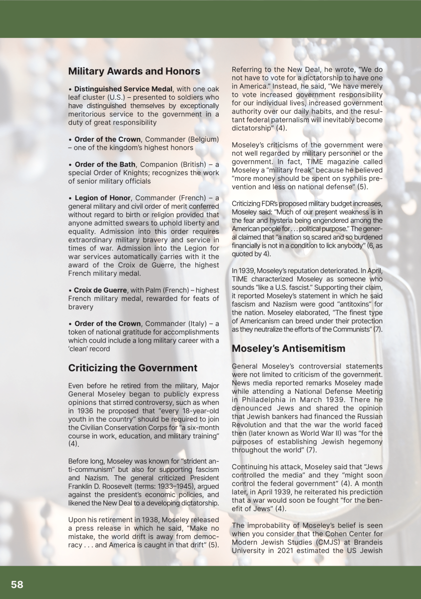 Honor Vaporized: George Van Horn Moseley | George Magazine