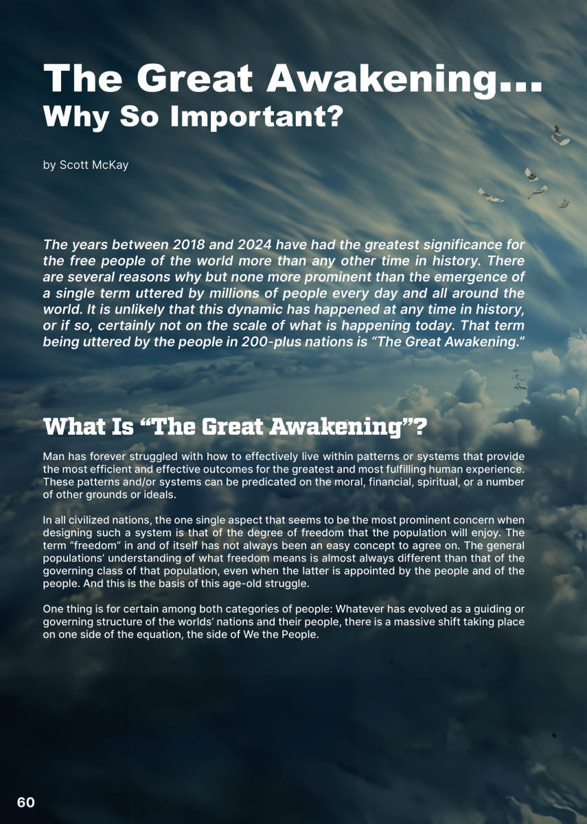 The Great Awakening: Why So Important? | George Magazine