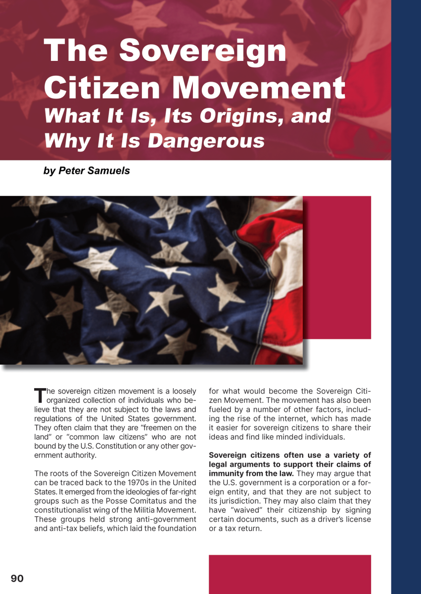 The Sovereign Citizen Movement | George Magazine
