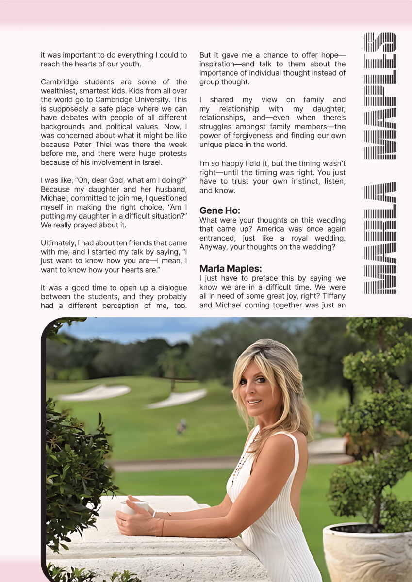 George Interview: Marla Maples – “Who Gets Her Vote” | George Magazine