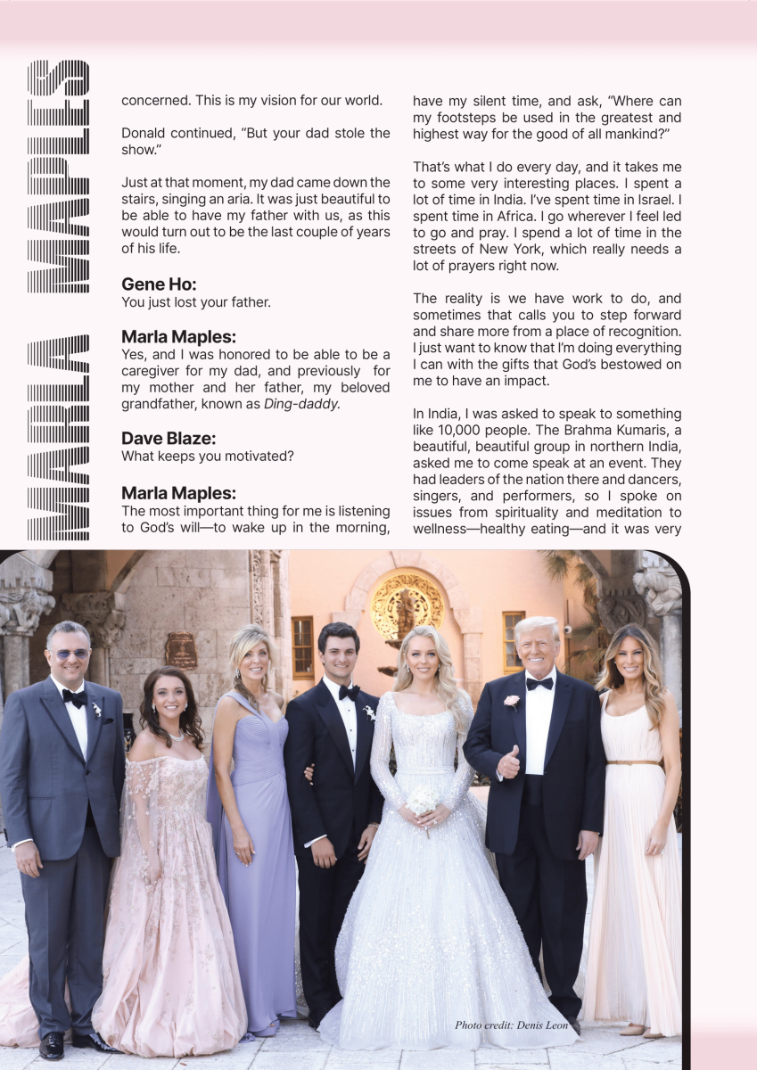 George Interview: Marla Maples – “Who Gets Her Vote” | George Magazine