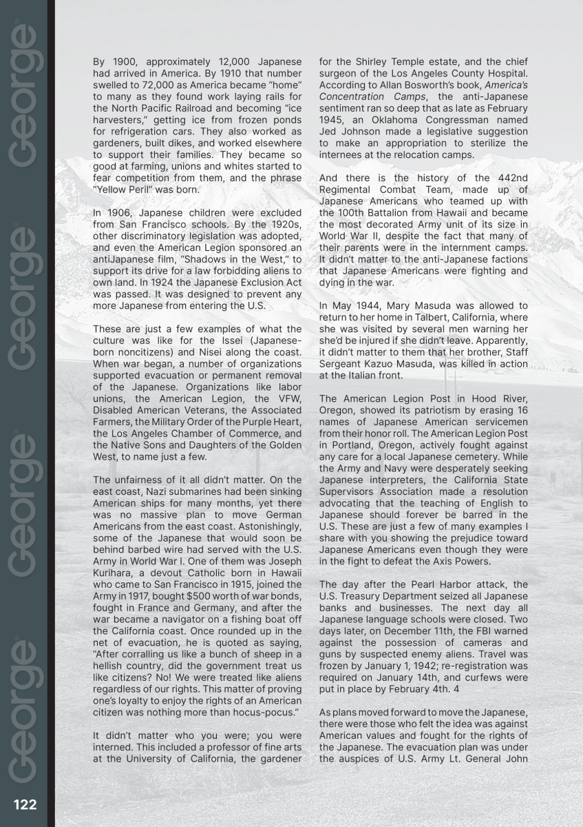 Internment of Japanese Americans WW2 | George Magazine